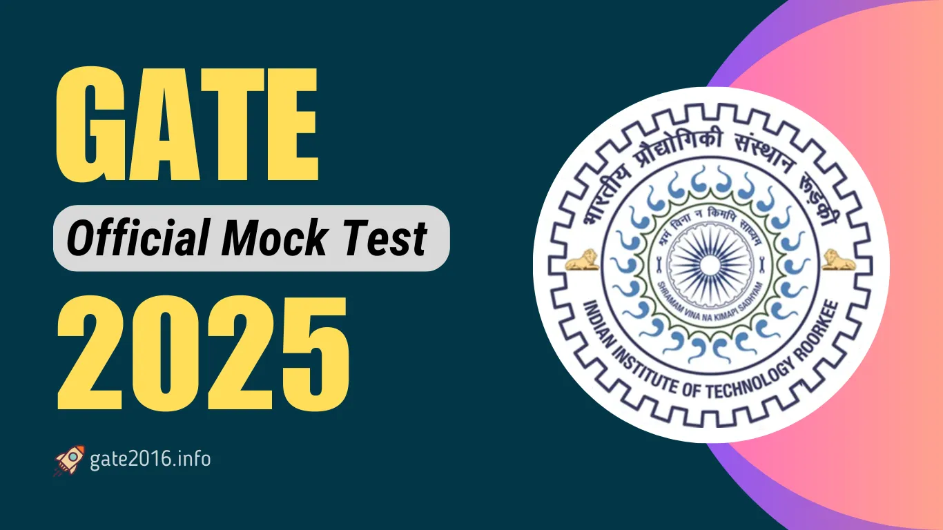 GATE Mock Test 2025 (Released) – Official Free Online Mock Test | Ekxam