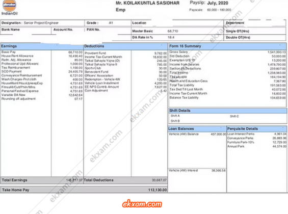 PSU Salary Structure 2024 – Perks, Allowances, Salary in Hand | Ekxam