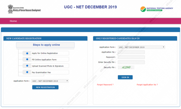 Ugc Net Application Form Correction December 2019 Starts Now Ekxam