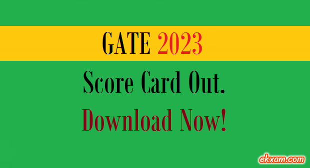 gate score card - Ekxam
