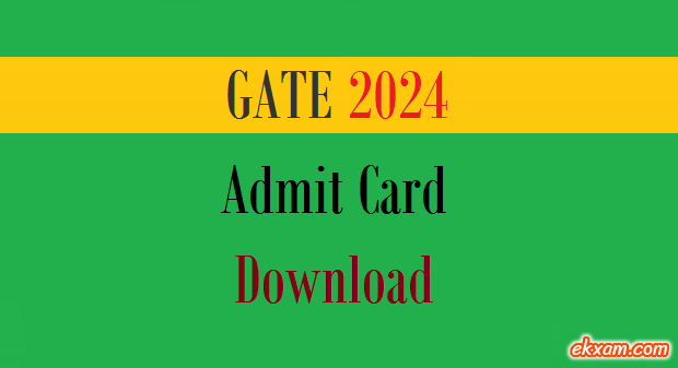 GATE 2025 Admit Card Out. Download Now!