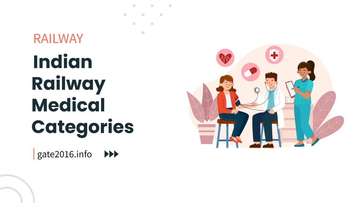 Indian Railway Medical Categories (A1, A2,A3, B1, B2, C1 & C2): A ...