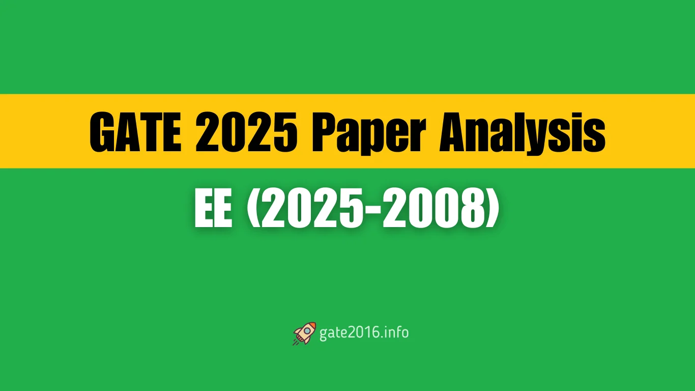 GATE Previous Year Question Papers with Solution: (2024-1991) | Ekxam