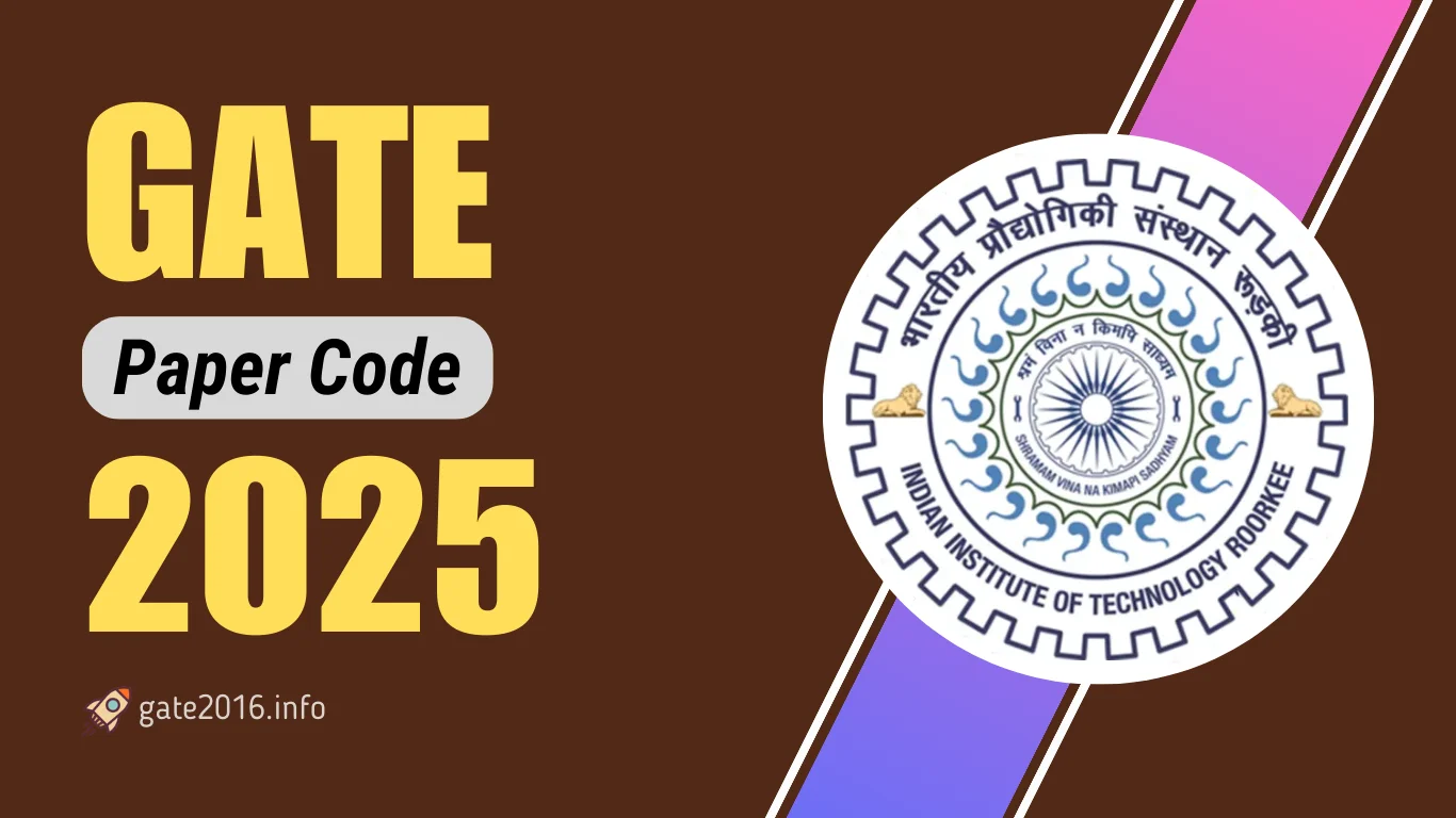 GATE Paper Code 2025: A Complete List – Check Here! | Ekxam