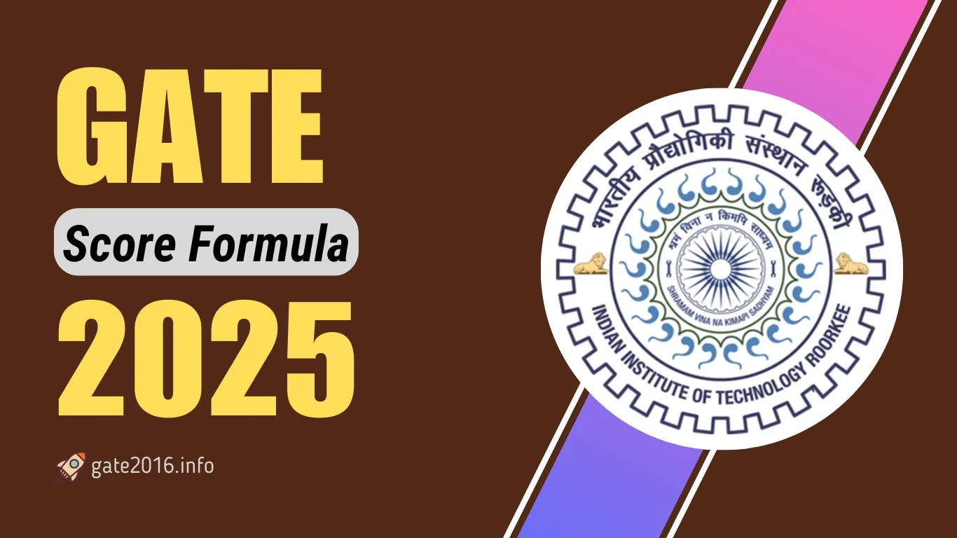 gate score formula | Ekxam