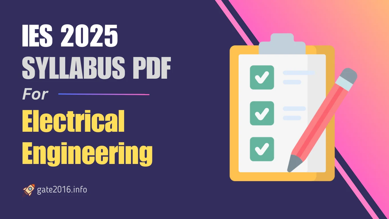 ies paper pattern syllabus electrical engineering | Ekxam