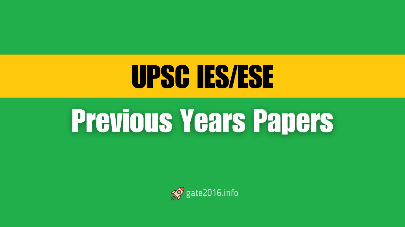 IES Previous Year Solved Question Papers – (2023-1985) | Ekxam